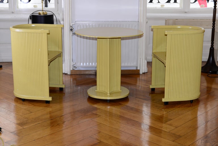 Robert Oerley Set - Table and Two Chairs Ensemble, 1904 - Original at ...