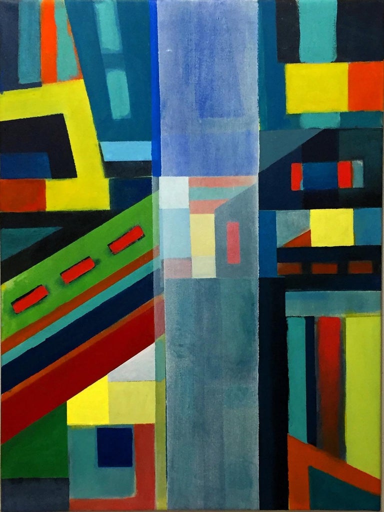 Robert Petrick - City Block Series #1, East Village New York (Geometric ...