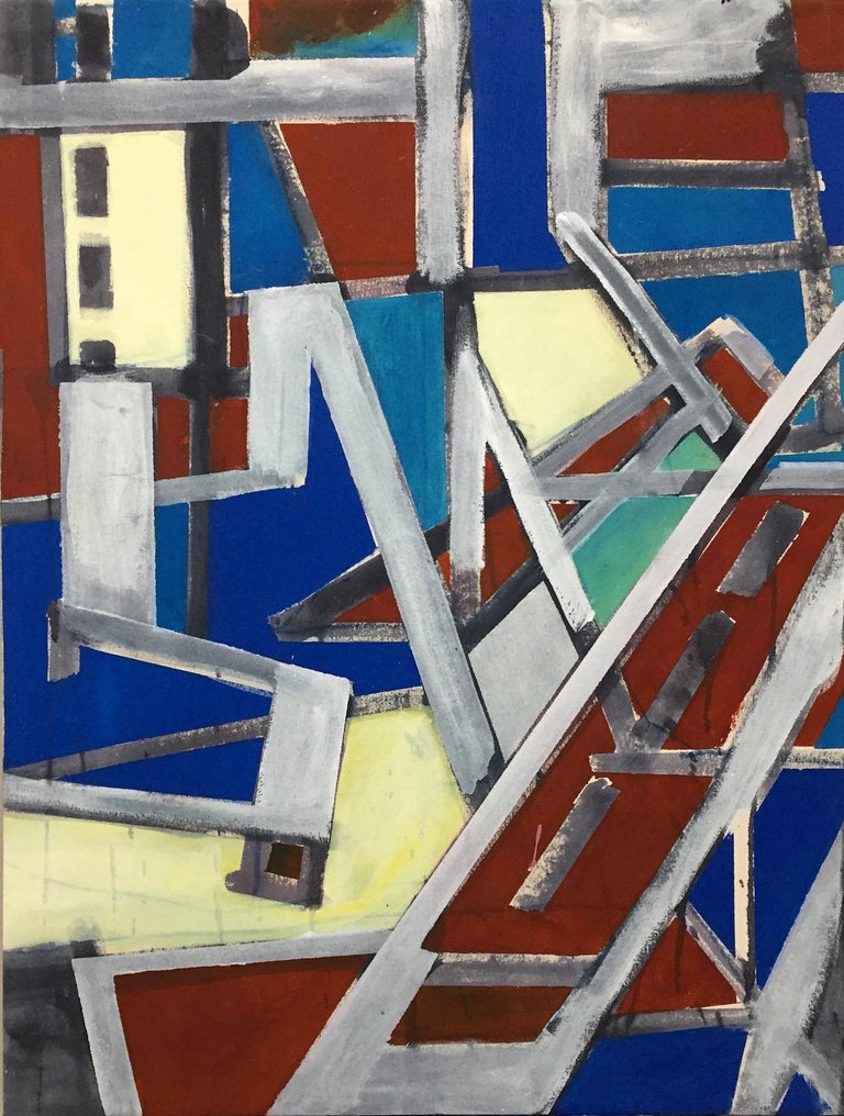 Robert Petrick - City Block Series #2, East Village New York (Geometric ...