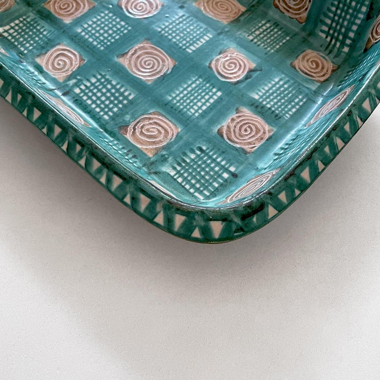 Robert Picault French Ceramic Catch All Tray For Sale at 1stDibs