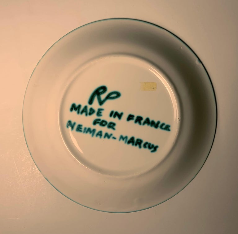 Robert Picault Set of 6 Shallow Bowl Plates For Sale at 1stDibs