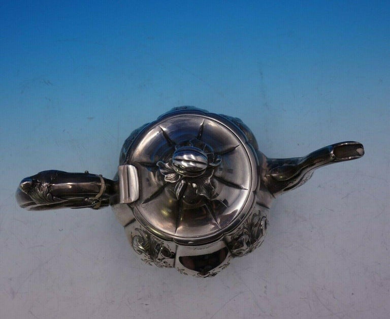 Robert Rait and Charters Cann and Dunn Coin Silver Tea Set 3pc 3-D ...