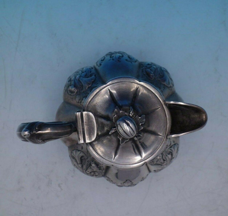 Robert Rait and Charters Cann and Dunn Coin Silver Tea Set 3pc 3-D ...