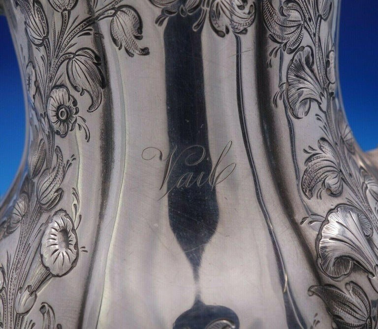 Robert Rait and Charters Cann and Dunn Coin Silver Tea Set 3pc 3-D ...