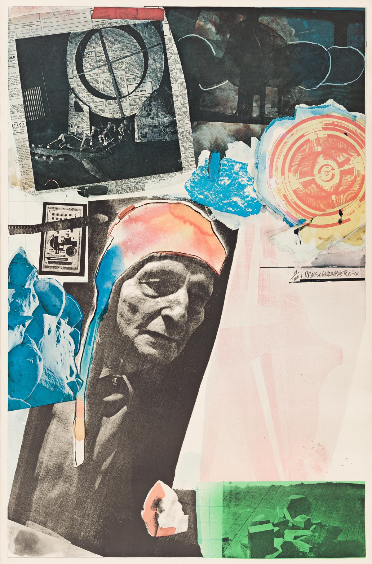 Robert Rauschenberg - Poster for Peace For Sale at 1stDibs
