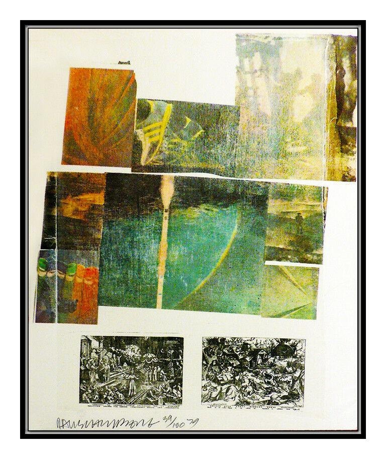 Robert Rauschenberg - Robert Rauschenberg Original Color Silkscreen ...