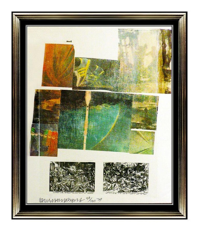 Robert Rauschenberg - Robert Rauschenberg Original Color Silkscreen ...