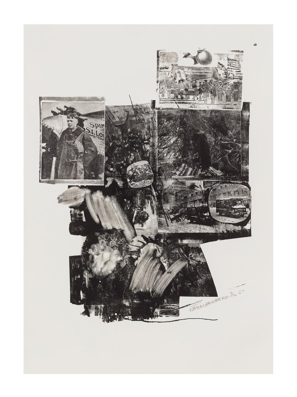Robert Rauschenberg - Blues For Sale at 1stDibs
