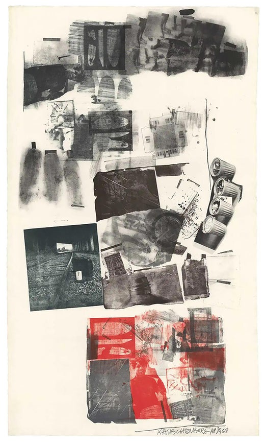 Robert Rauschenberg - "Statue of Liberty" signed screen print and ...
