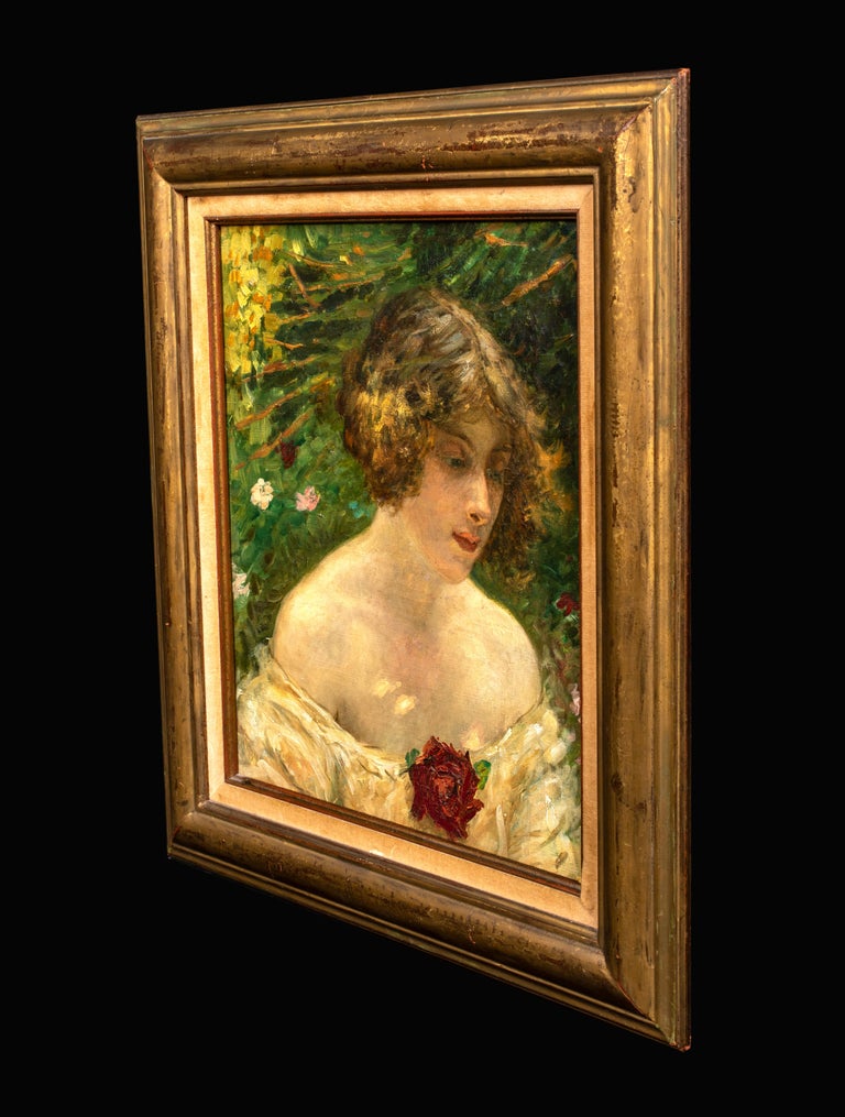 In The Garden, 19th Century - Robert Reid For Sale at 1stDibs