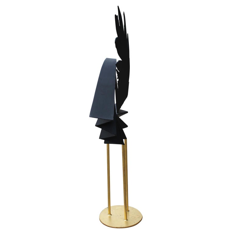 Robert Roesch - Abstract Welded Steel Sculpture For Sale at 1stDibs