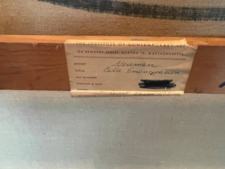 Robert S. Neuman - "Calle Emancipacion," Robert Neuman, Abstract ...