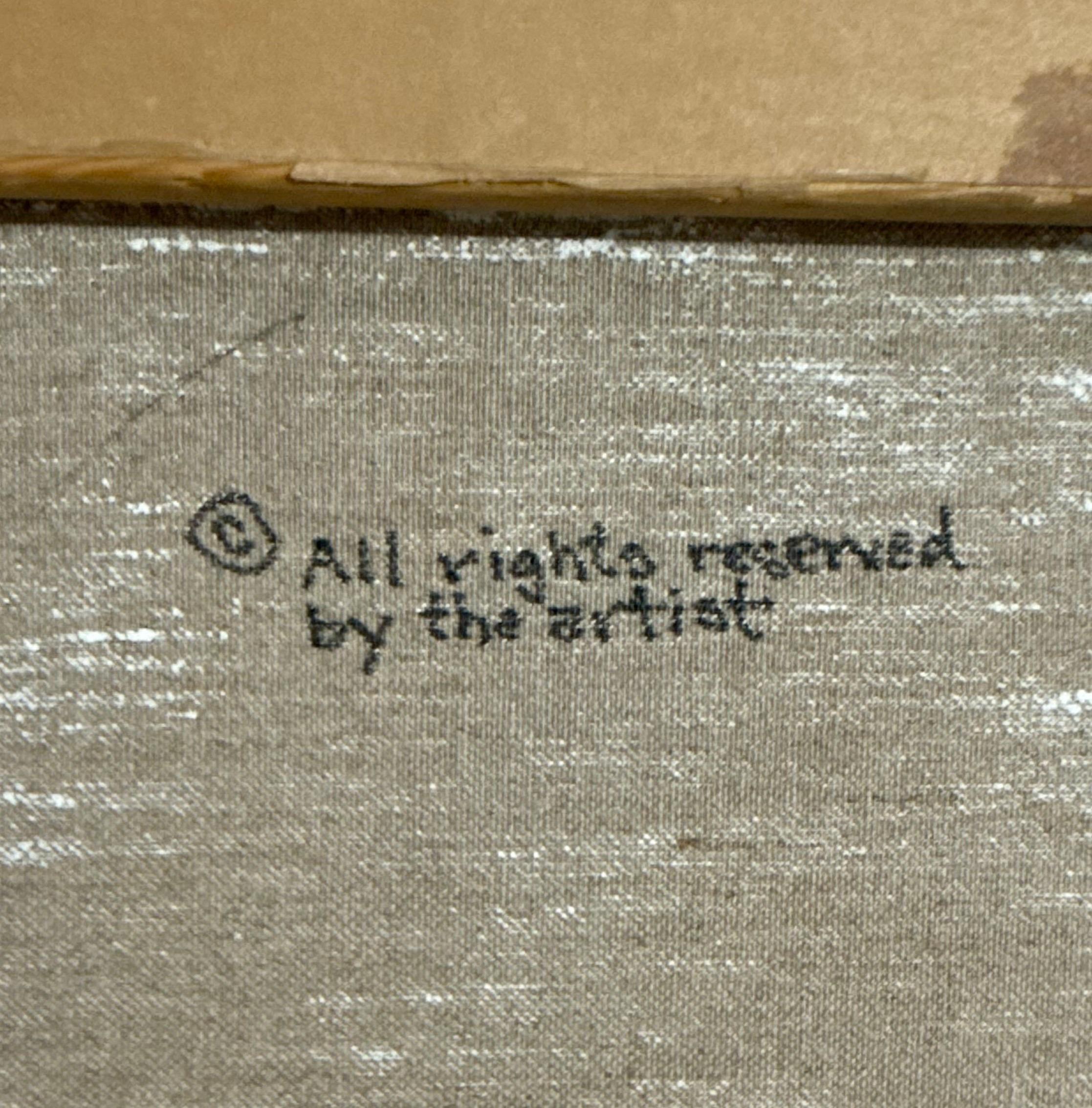 Robert Sarsony - Large Oil Painting Central Park in Winter Robert ...