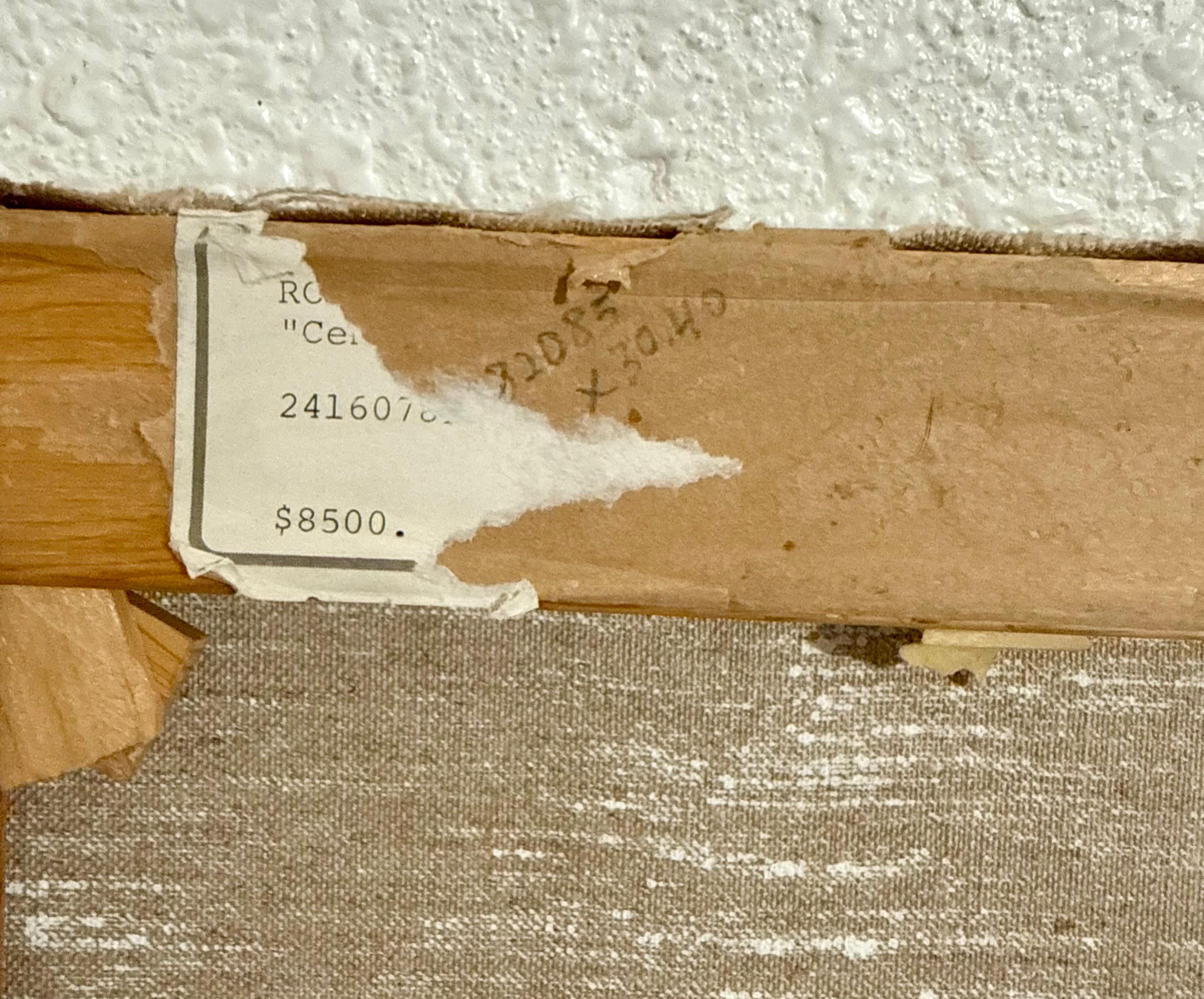 Robert Sarsony - Large Oil Painting Central Park in Winter Robert ...