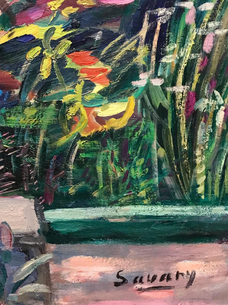 Robert Savary - Le Bel Ete ENORMOUS French Oil Painting on Canvas South ...