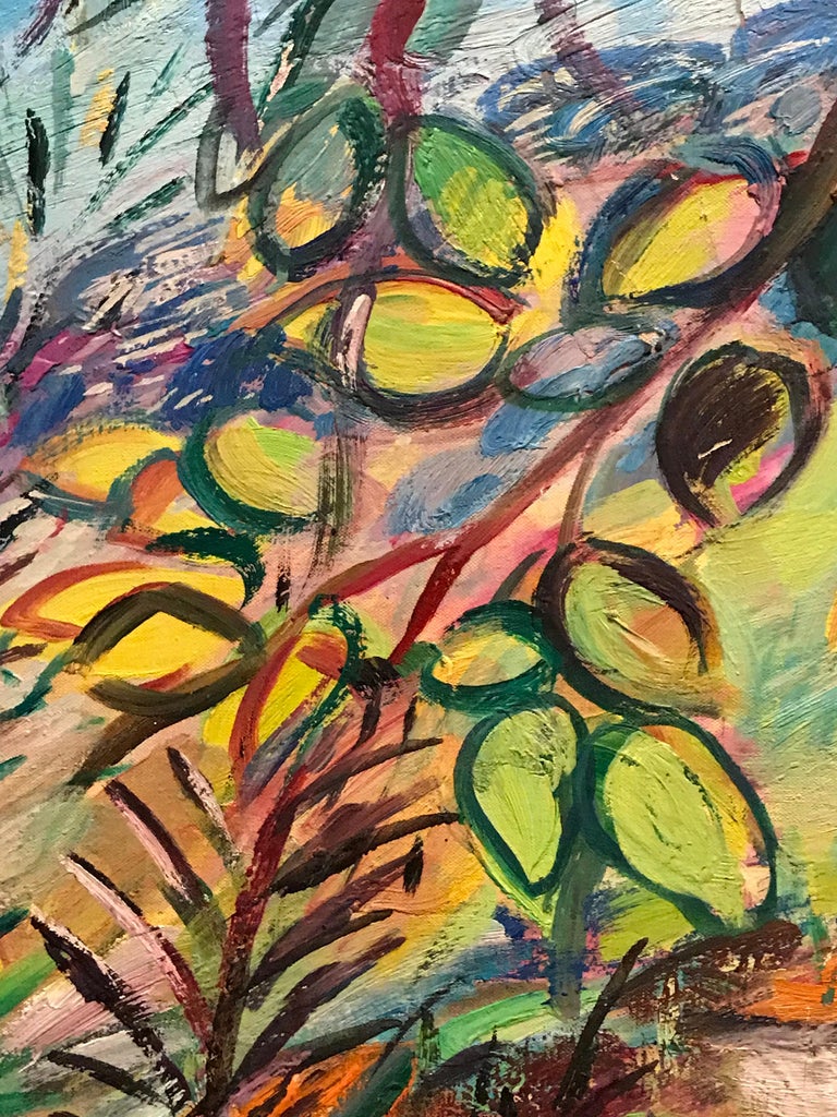 Robert Savary - Le Bel Ete ENORMOUS French Oil Painting on Canvas South ...