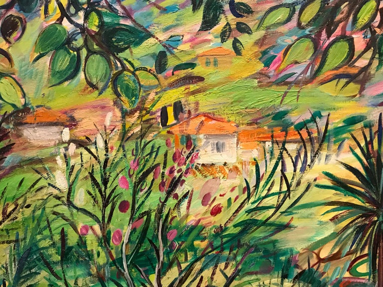 Robert Savary - Le Bel Ete ENORMOUS French Oil Painting on Canvas South ...