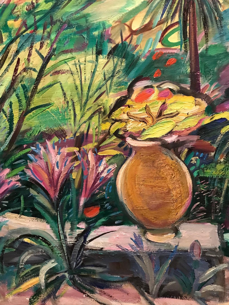 Robert Savary - Le Bel Ete ENORMOUS French Oil Painting on Canvas South ...