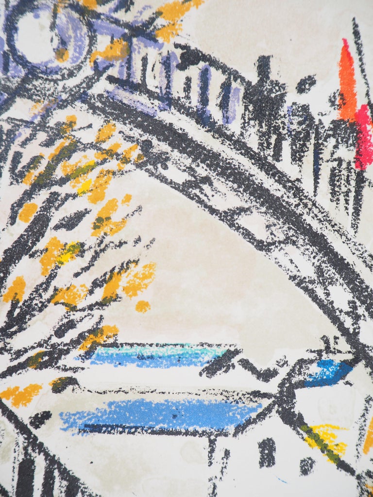 Robert Savary - Paris : Bridge over Canal Saint Martin - Original ...