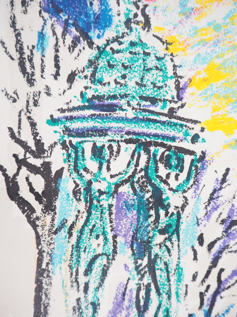 Robert Savary - Paris : Wallace Fountain - Original Lithograph ...