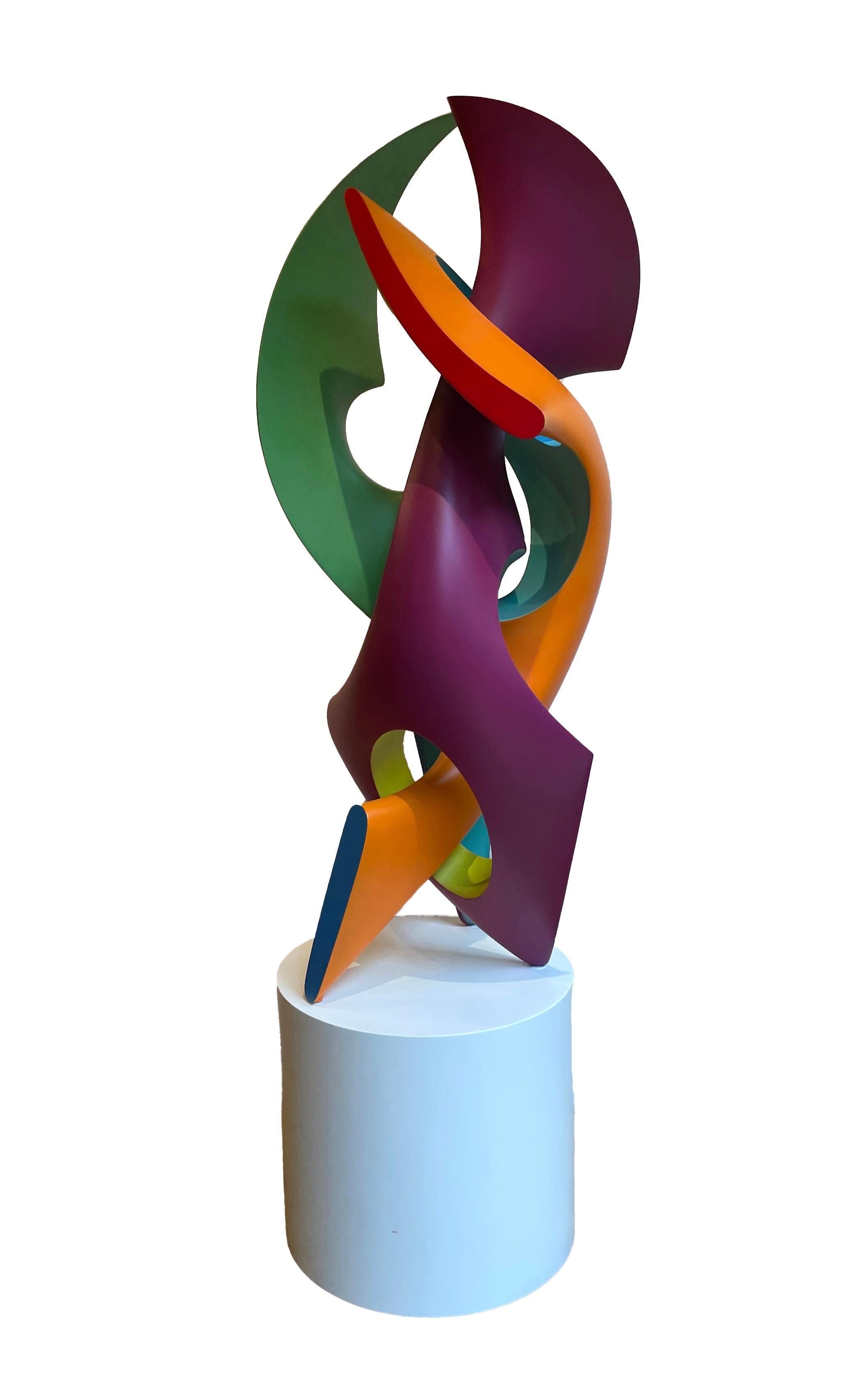 Robert Segal - Wings of Paradise- Abstract Sculpture, Bright Colors ...