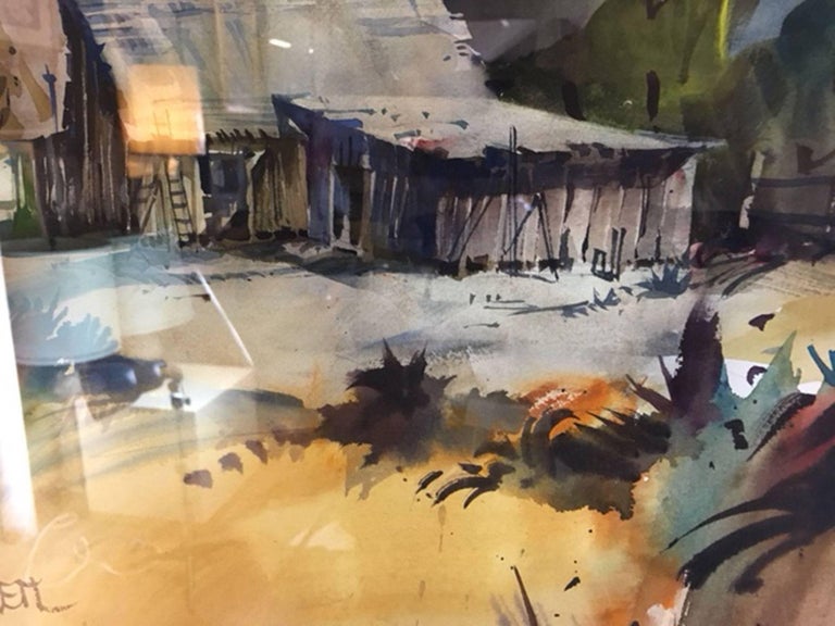 Robert Sheldon Oliver Water Color For Sale at 1stDibs