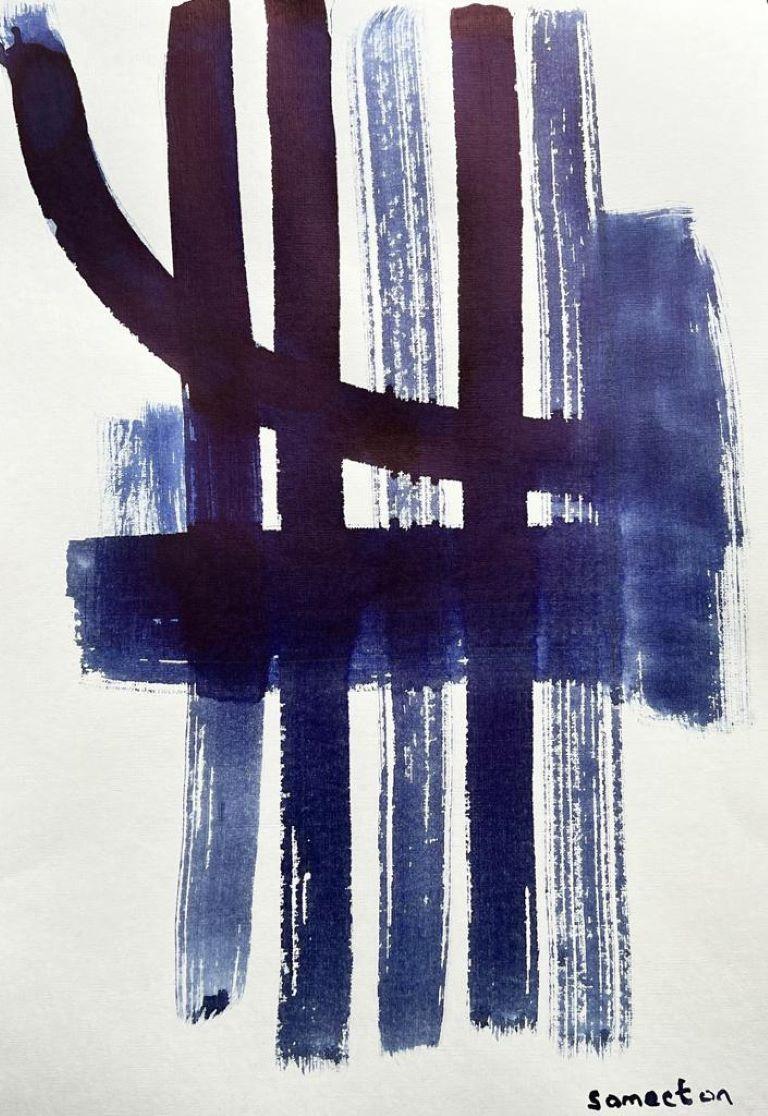 Robert Somerton - Abstract Expressionist British Original Watercolor ...