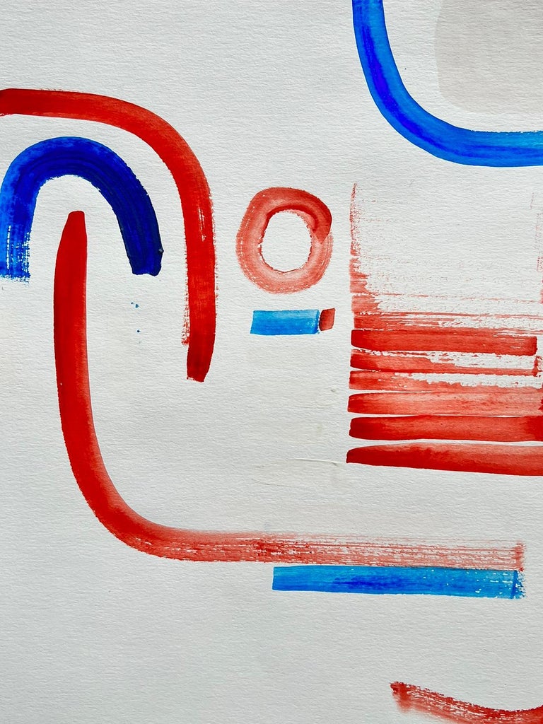 Robert Somerton - Abstract Expressionist British Original Watercolor ...