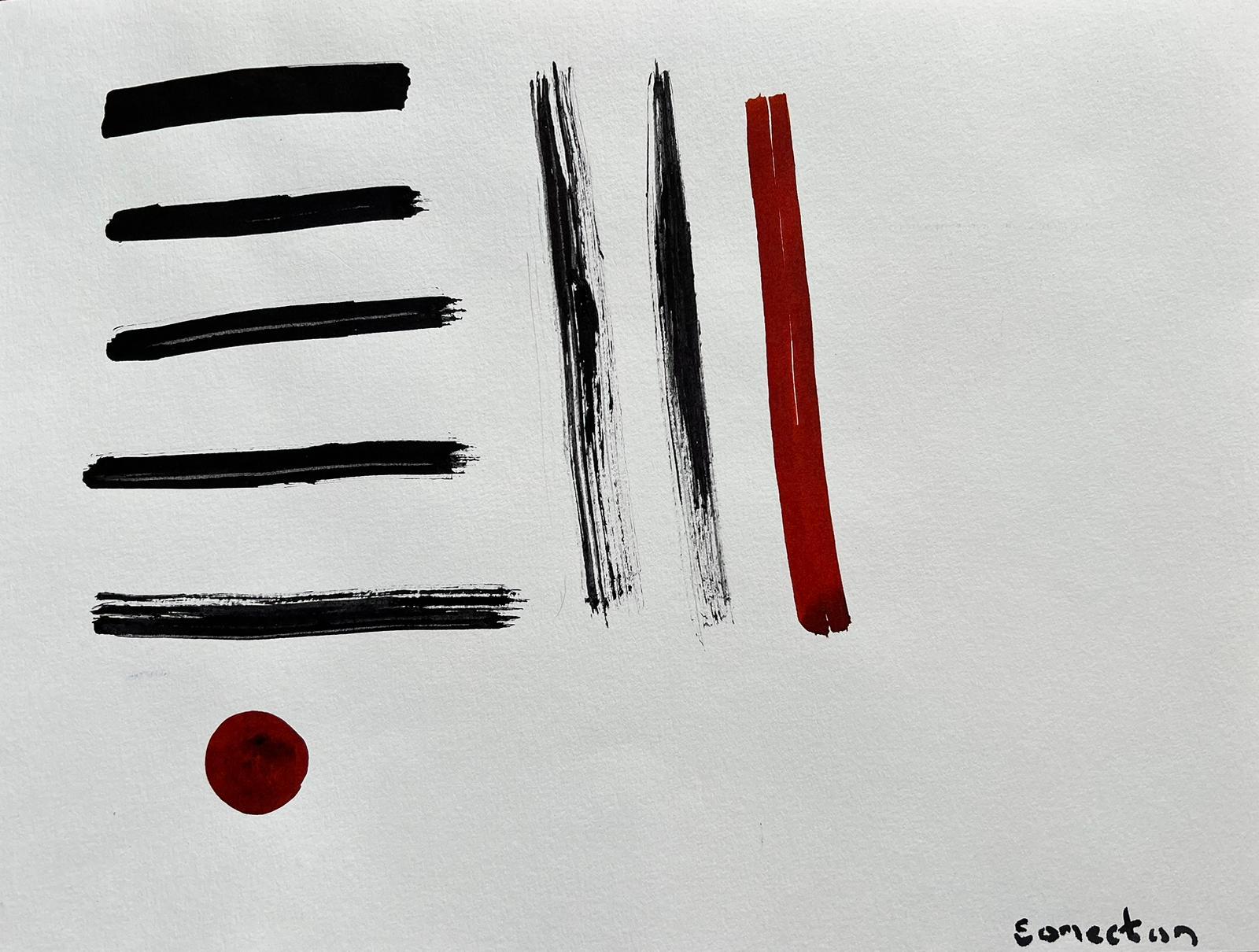 Robert Somerton - Abstract Expressionist British Original Watercolor ...