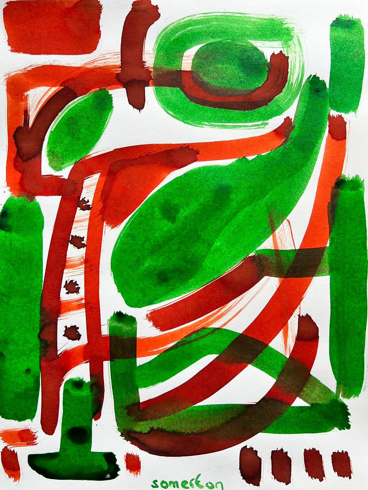 Robert Somerton - Abstract Expressionist British Original Painting ...