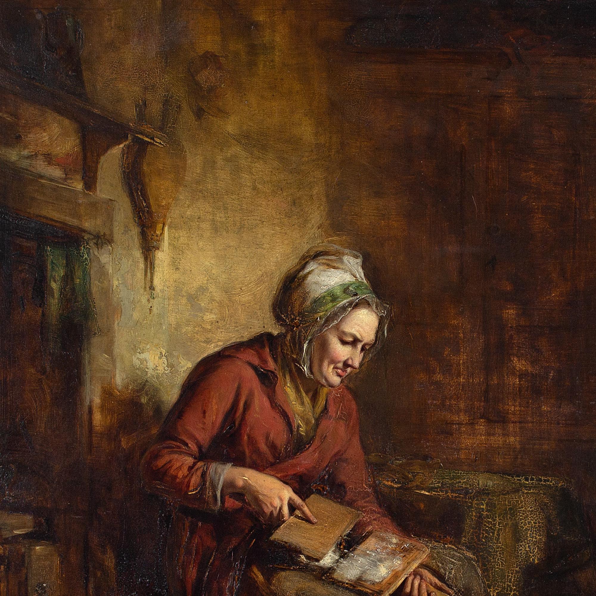 Robert Thorburn Ross - Robert Thorburn Ross RSA, Carding, Oil Painting ...