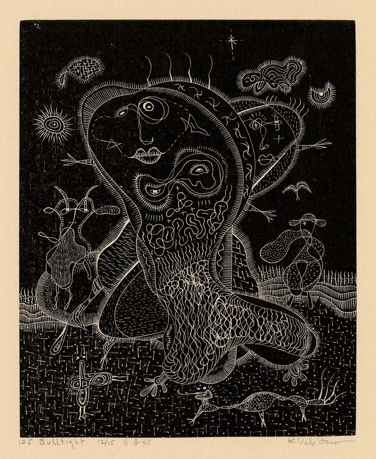 Robert Vale Faro - 'Bullfight'— Mid-century American Surrealism For ...