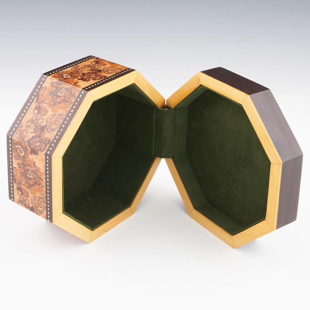 Robert Vorley Octagonal Tunbridge Ware Jewellery Box 2021 For Sale at ...