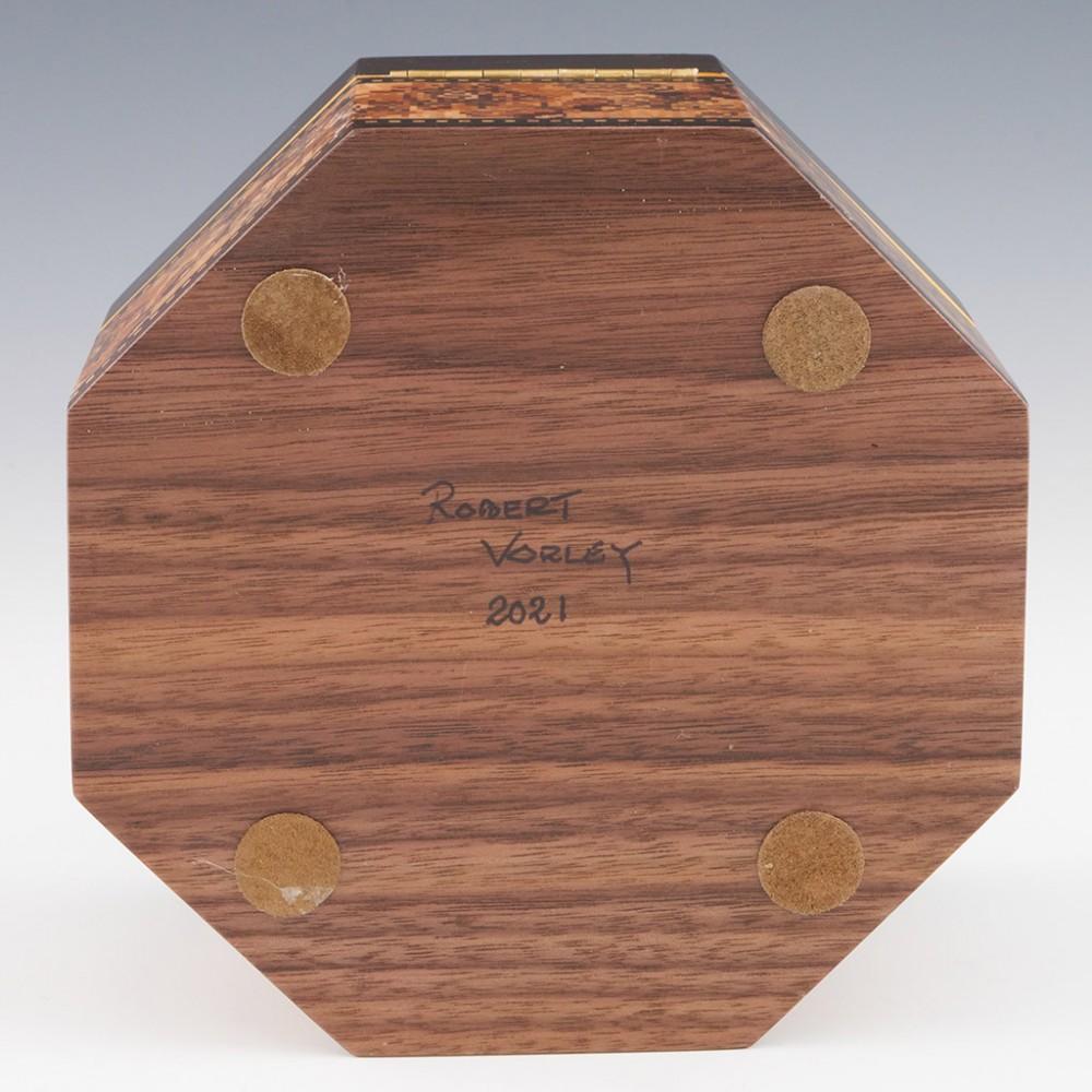 Robert Vorley Octagonal Tunbridge Ware Jewellery Box 2021 For Sale at ...