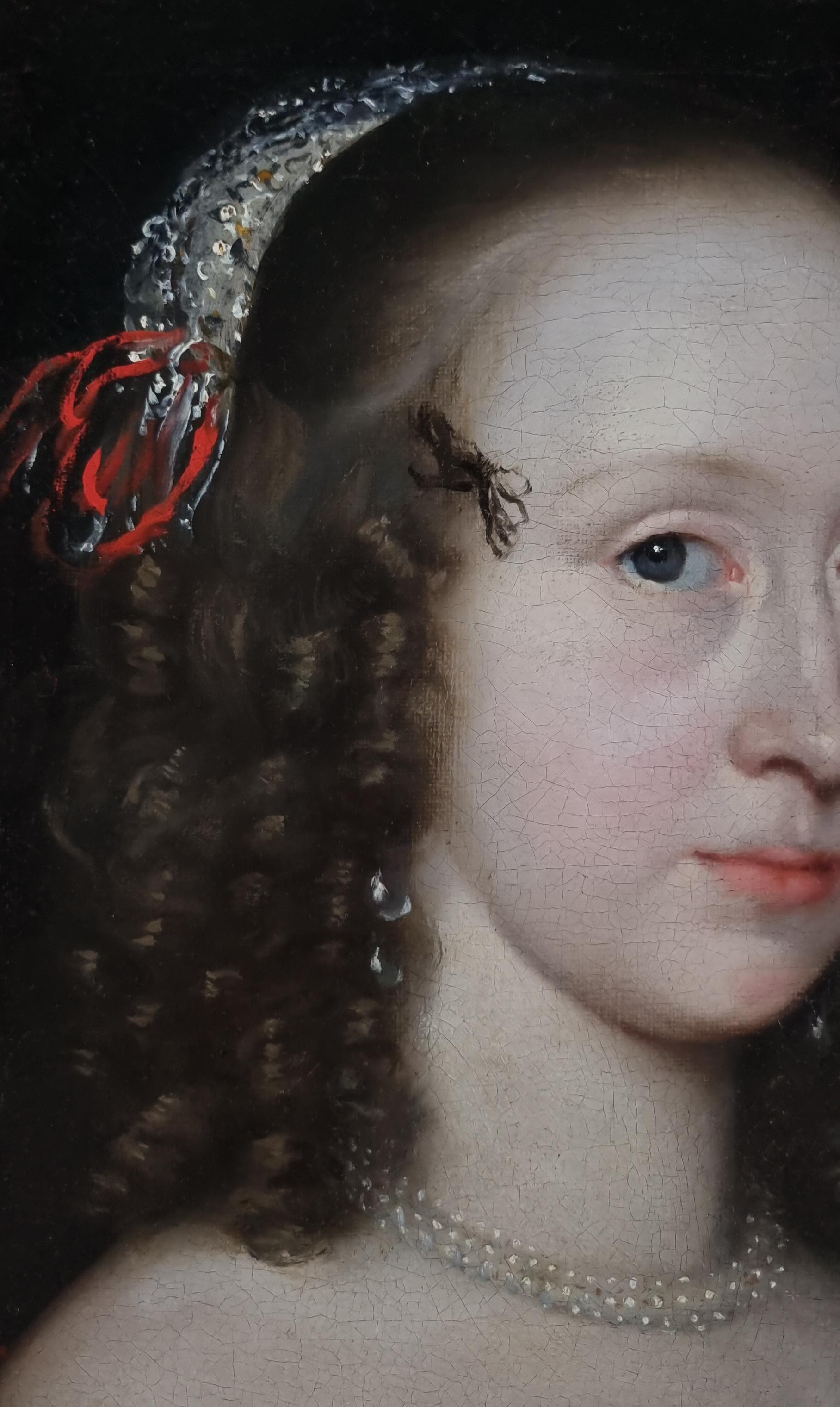 Pair (2) Portraits Gentleman and Lady, William and Rachel Helyar c.1656 ...