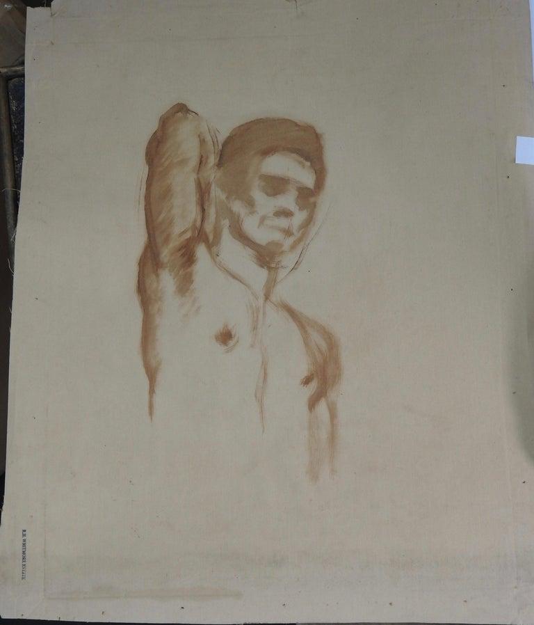 Robert Whitmore "Male at Rest" Oil Painting, Early 20th Century For ...