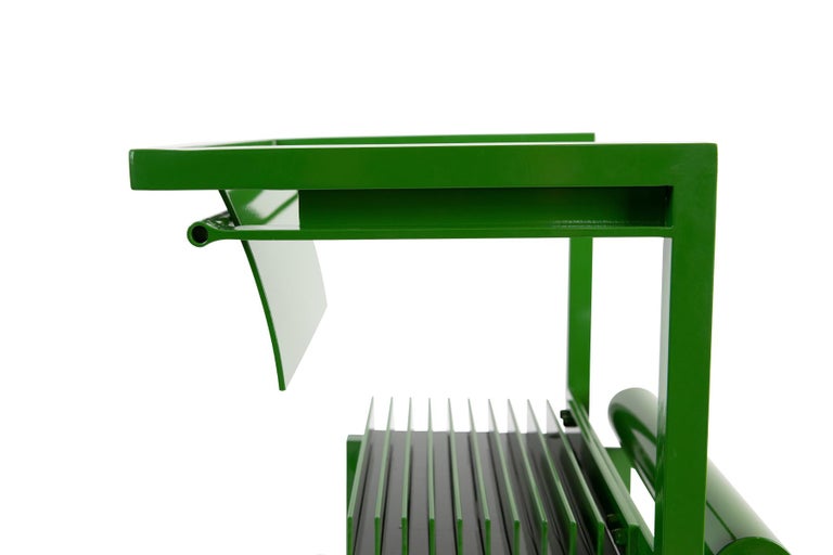 Sculptural One-Off Chair by Architect Robert Whitton in Green For Sale ...