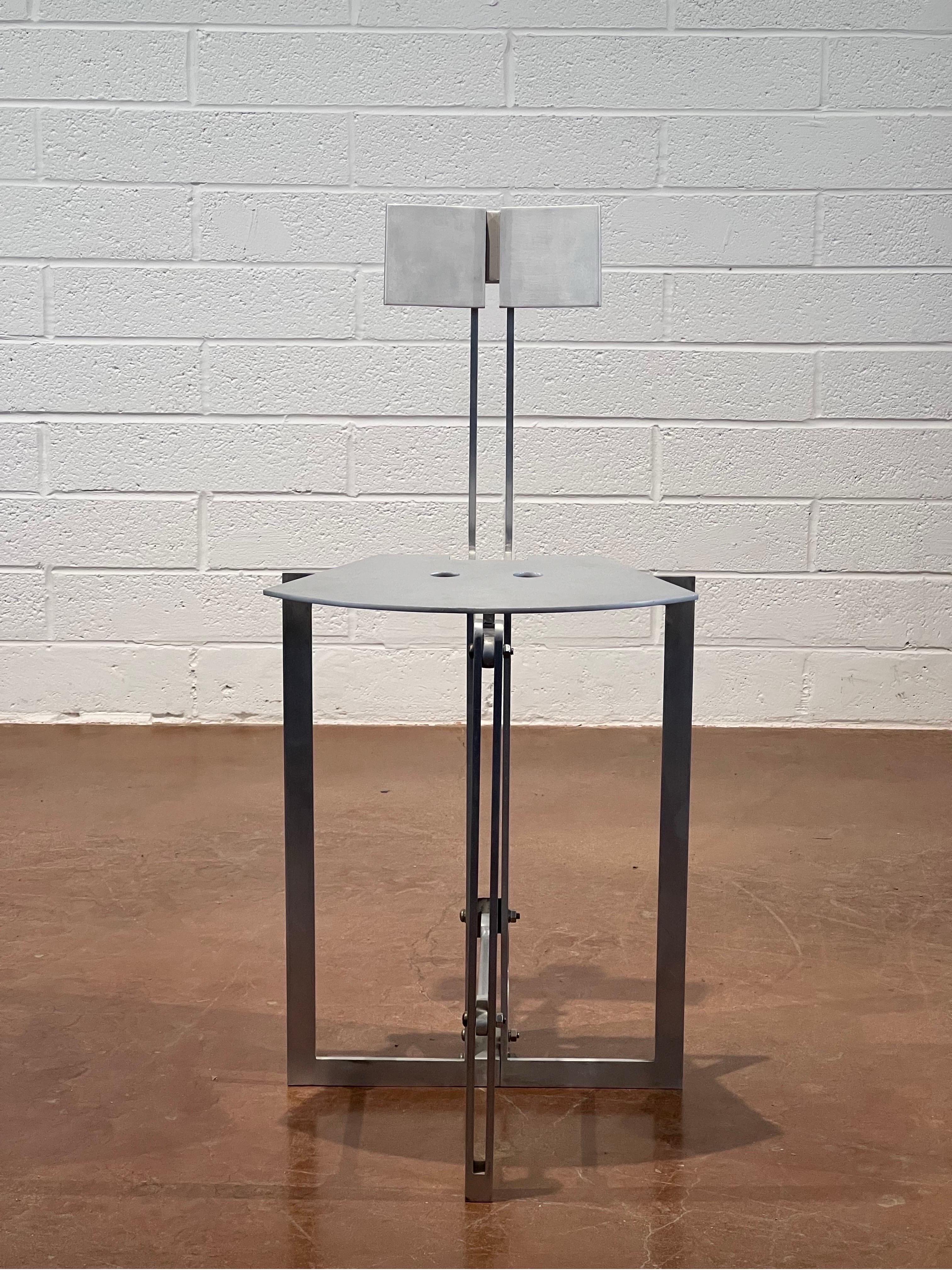 Robert Whitton Prototype Foldable Drafting Chair at 1stDibs