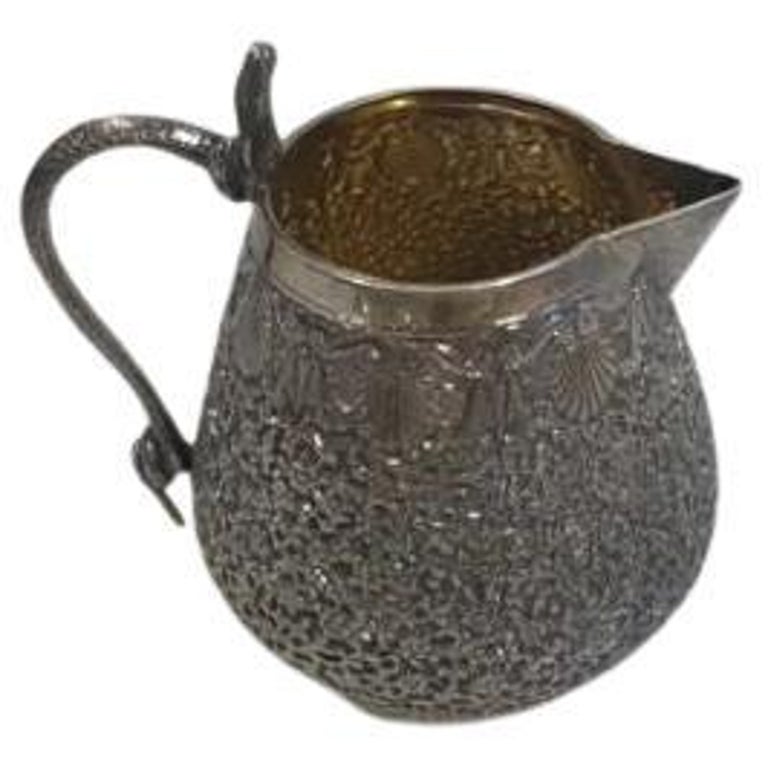 Robert and William Sorley Sterling Silver Creamer with Snake Handle For ...