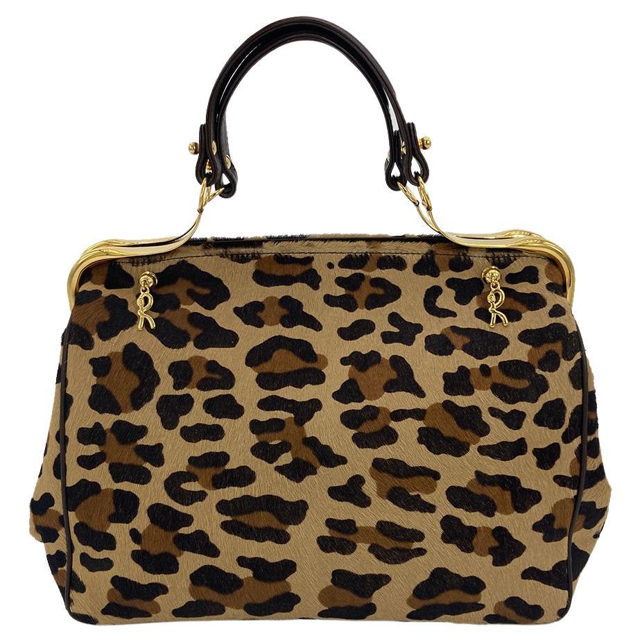 Roberta Di Camerino Green Canvas Vintage Bag, 1960s at 1stDibs