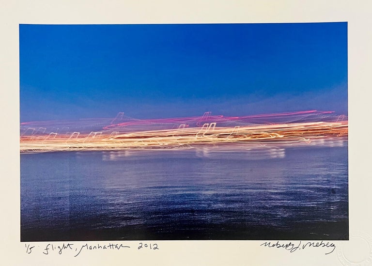 Roberta Fineberg - Flight, Manhattan Waterfront, Colorful Landscape ...