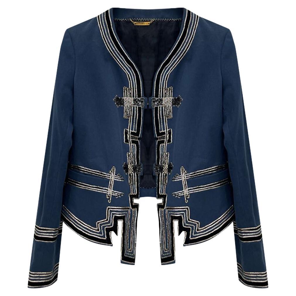 Roberto Cavalli Class Chocolate Brown Leather Jacket at 1stDibs ...