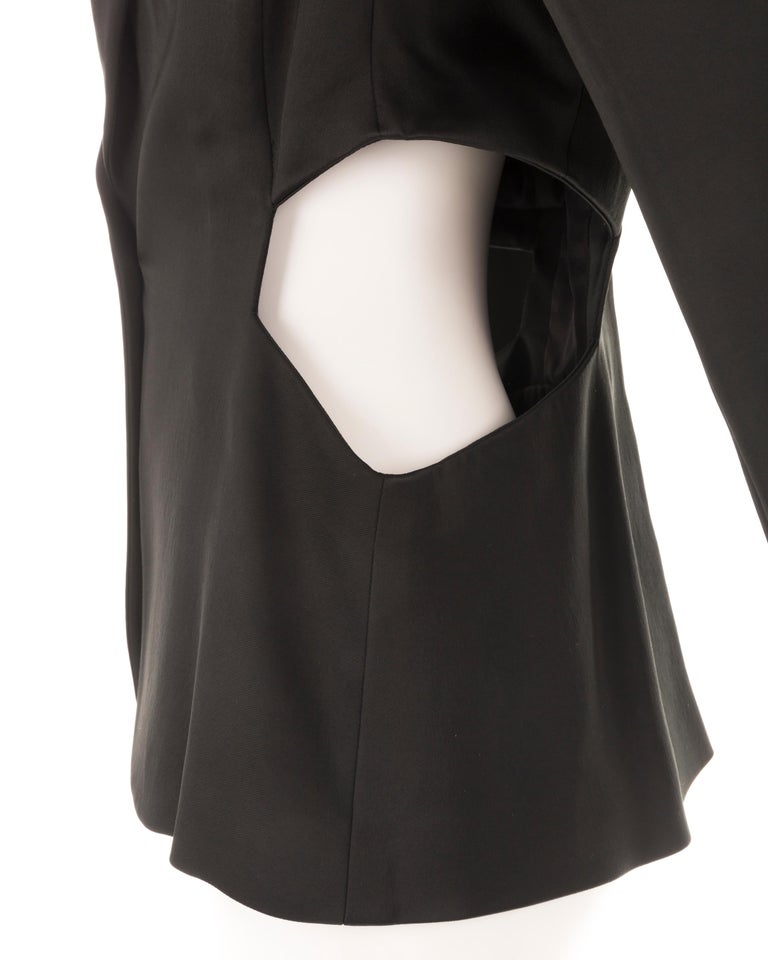 Roberto Cavalli F/W 2003 black cut-out blazer For Sale at 1stDibs