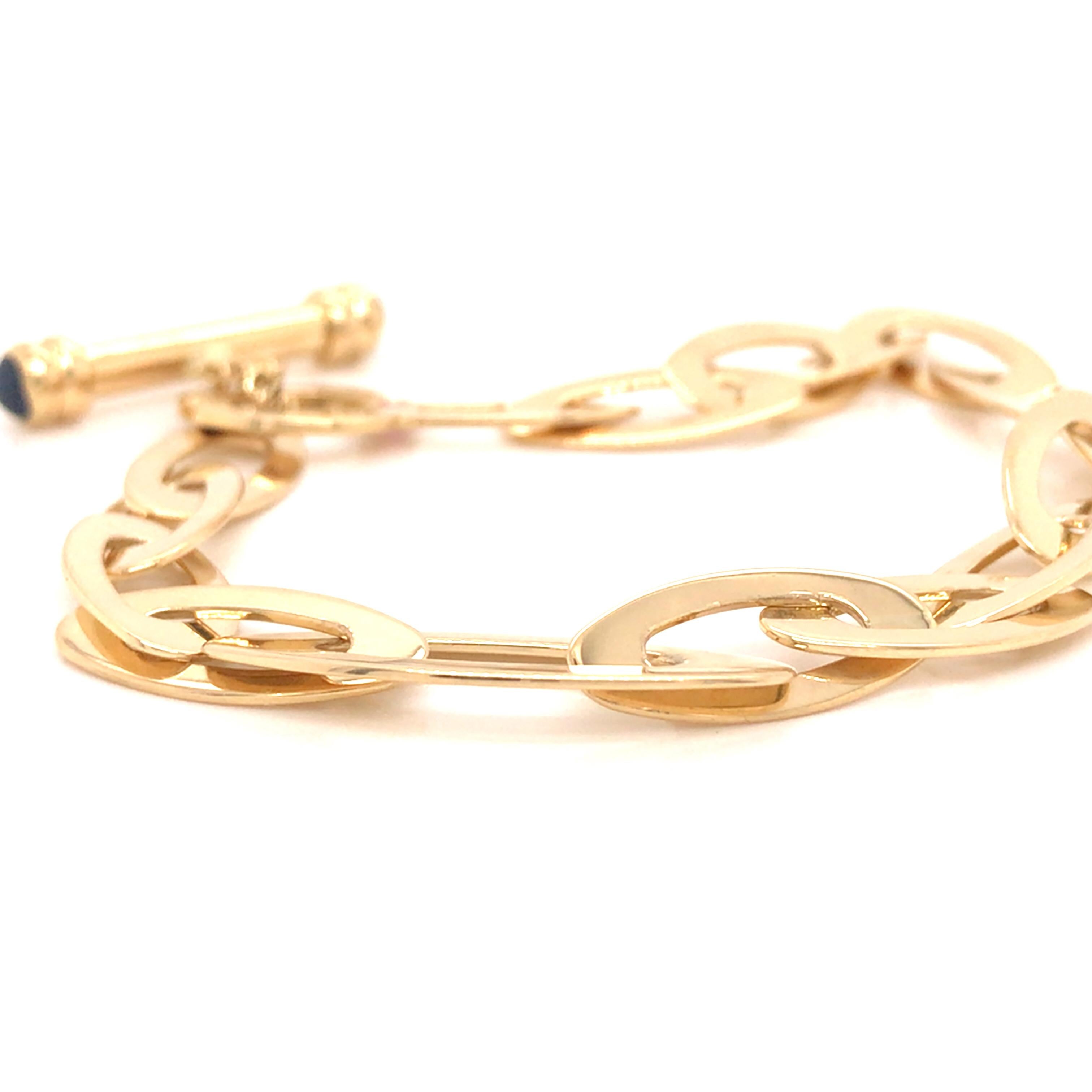 Roberto Coin 18K Yellow Gold Chain Bracelet at 1stDibs | roberto coin ...