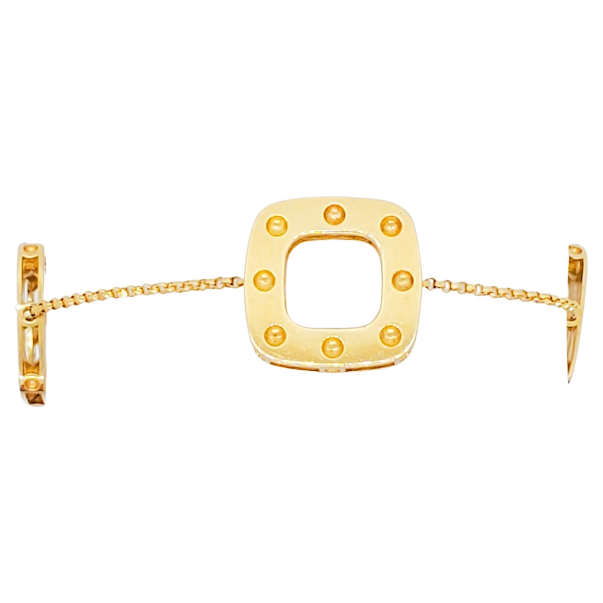 Roberto Coin 18K Yellow Gold and Diamond 5 Row Appassionata Bracelet ...