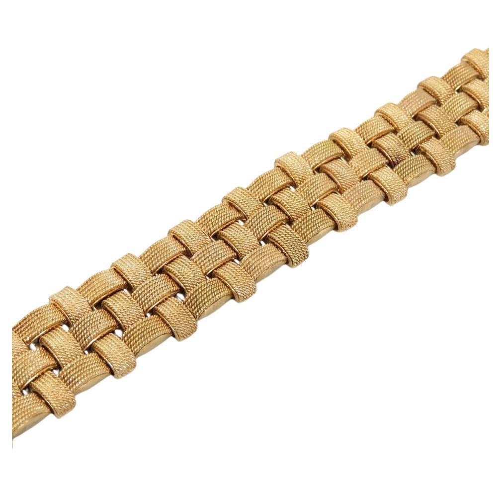 Roberto Coin Appassionata Diamond 18K Yellow Gold Bracelet For Sale at ...