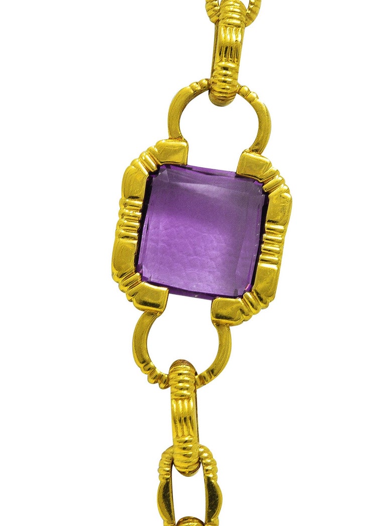 Roberto Coin Italian Citrine Amethyst Rock Crystal Quartz 18 Karat ...