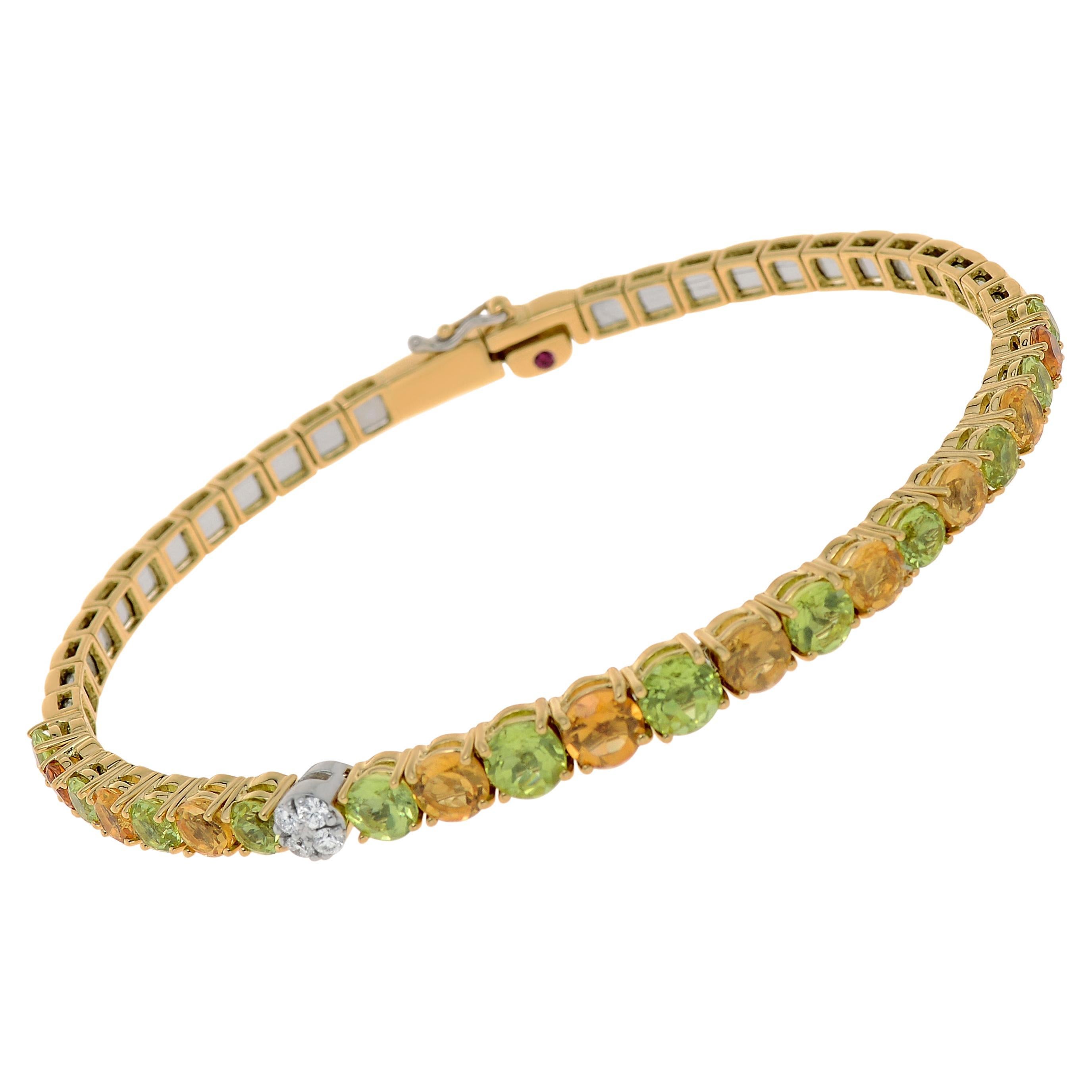 Roberto Coin Animalier 18K Gold Scale Wrap Bracelet with White Enamel ...
