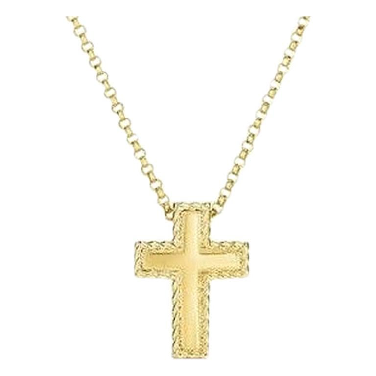 Roberto Coin Small Princess Cross Pendent Necklace 7771623AY180 For ...