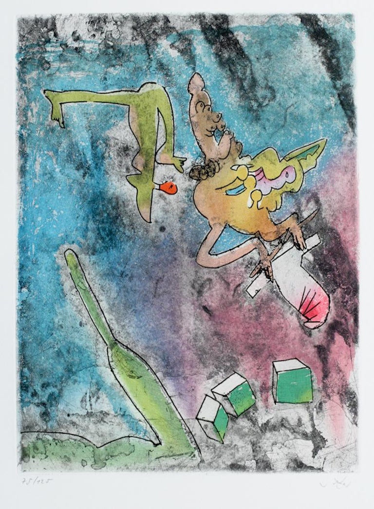 Roberto Matta - Centre Noeuds, Hand-Signed Limited Edition Etching For ...